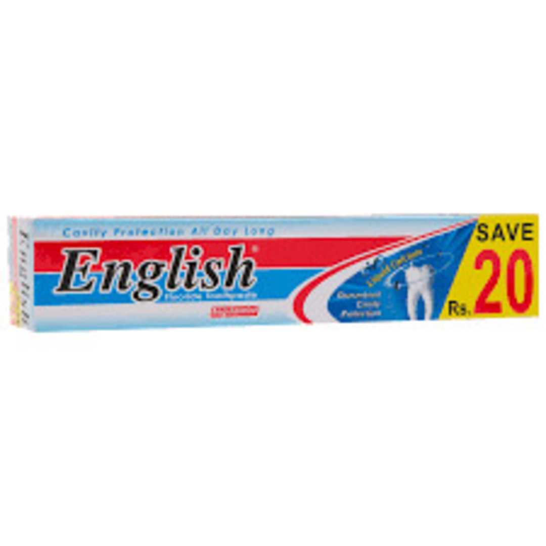 ENGLISH REGULARMINT TOOTHPASTE SAVER PACK - ARY Sahulat Bazar Pakistan